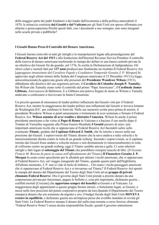 I gesuiti e il nuovo ordine mondiale | PDF