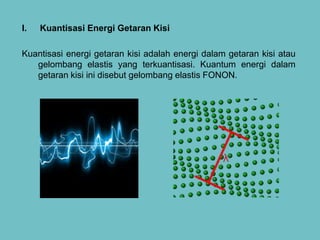 Pembahasan Mengenai Getaran dalam Zat Padat | PPT
