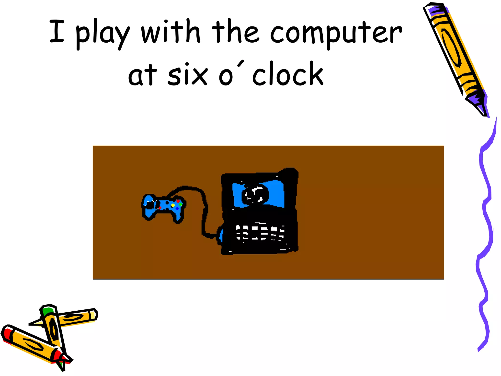 I Get Up At Nine O´Clock. By Franco | PPT