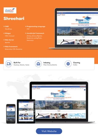 Website Development Brochure | PDF | Web Development | Internet