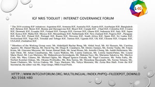 IGF and its process | PPT