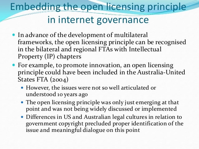 Internet Governance and Open Government Data