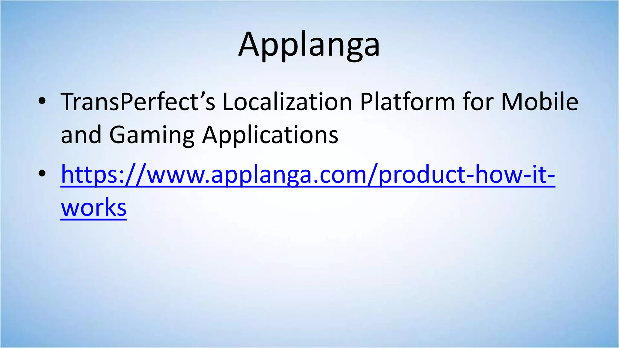 TransPerfect Services | PPT