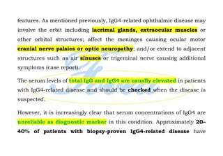 Ig G4-related ophthalmic disease | PPT