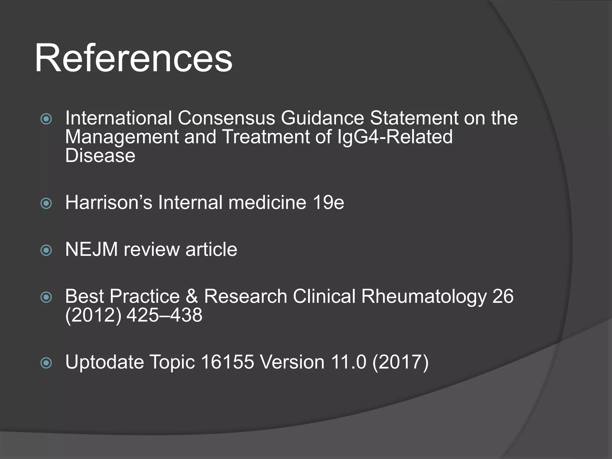 IgG4 related disorders afmc symposium arnab vardraj & mha khan | PPSX ...