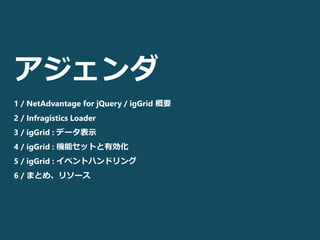 IgGrid 入門編 | PDF