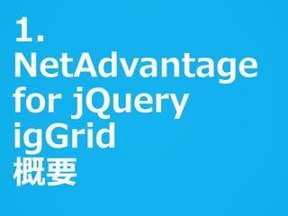 IgGrid 入門編 | PDF