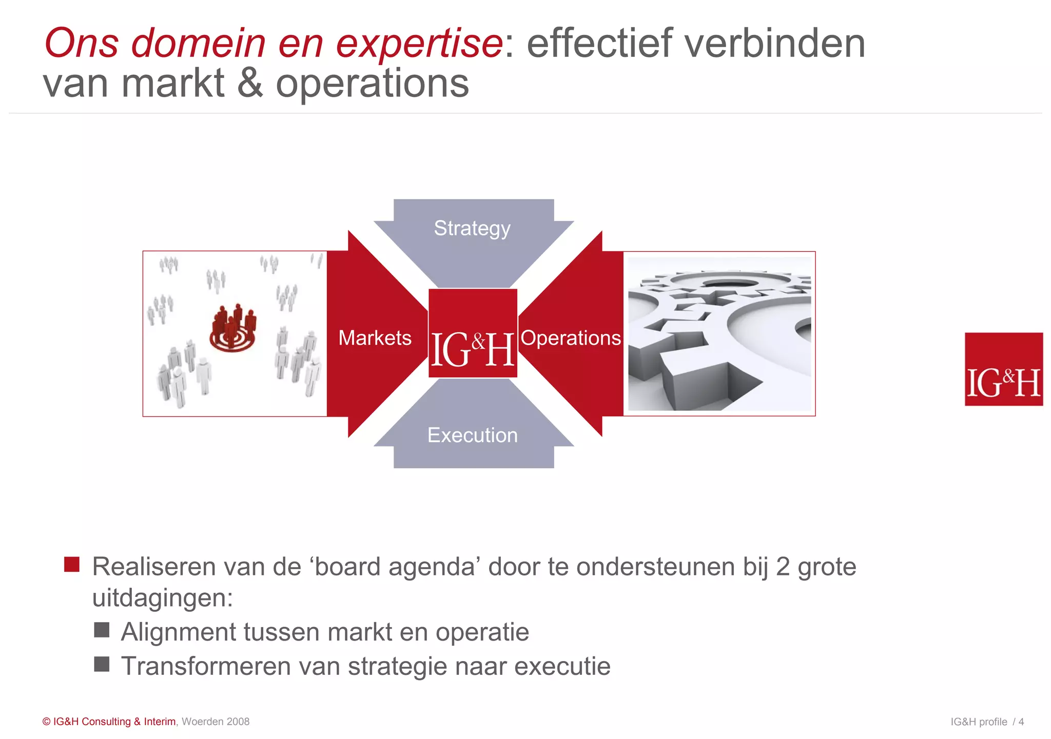 Ig&H Company Profile Nl | PPT