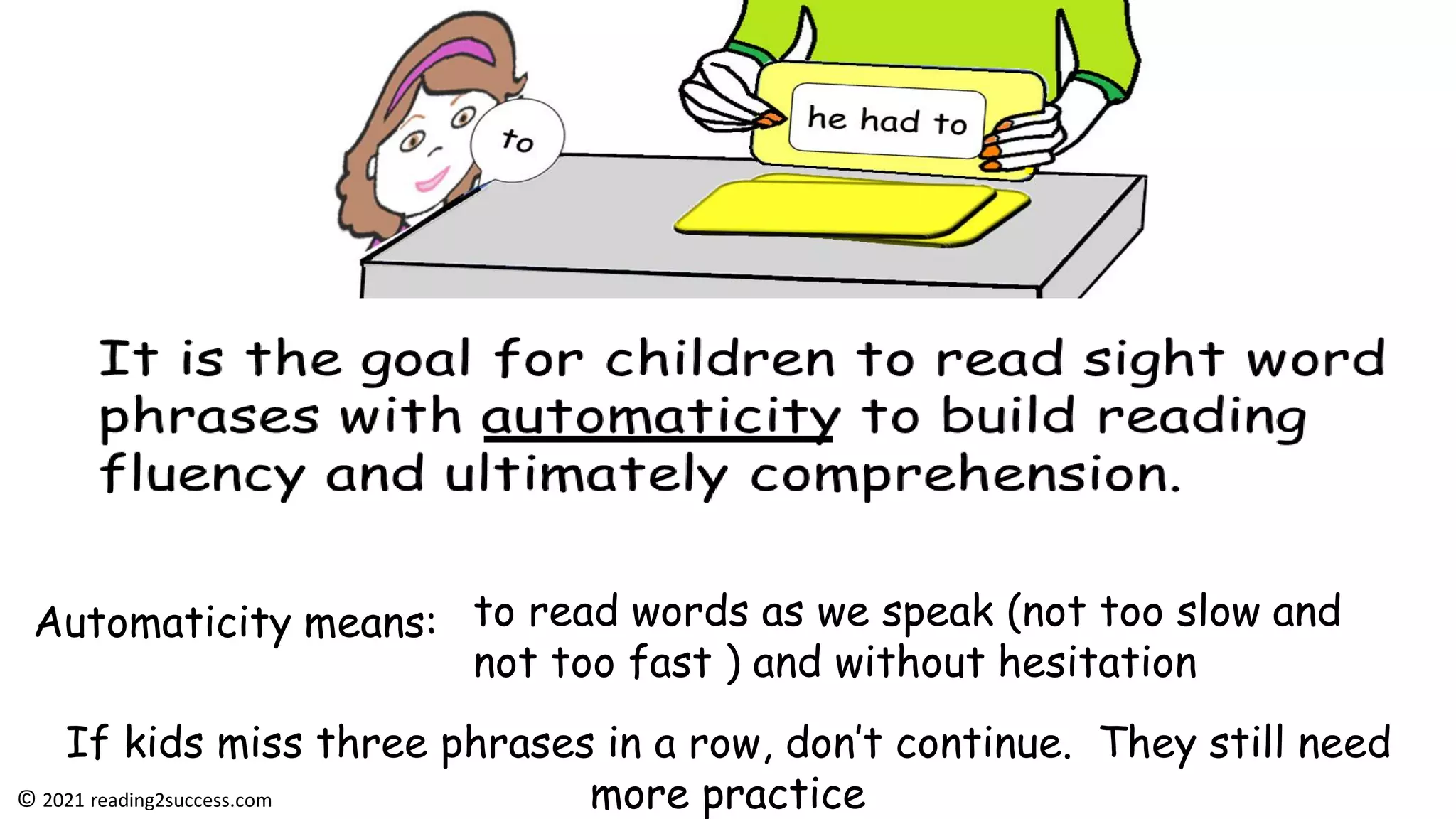 Welcome Parents to Teaching Kids Sight Word Phrases 1, 2, and 3. # ...