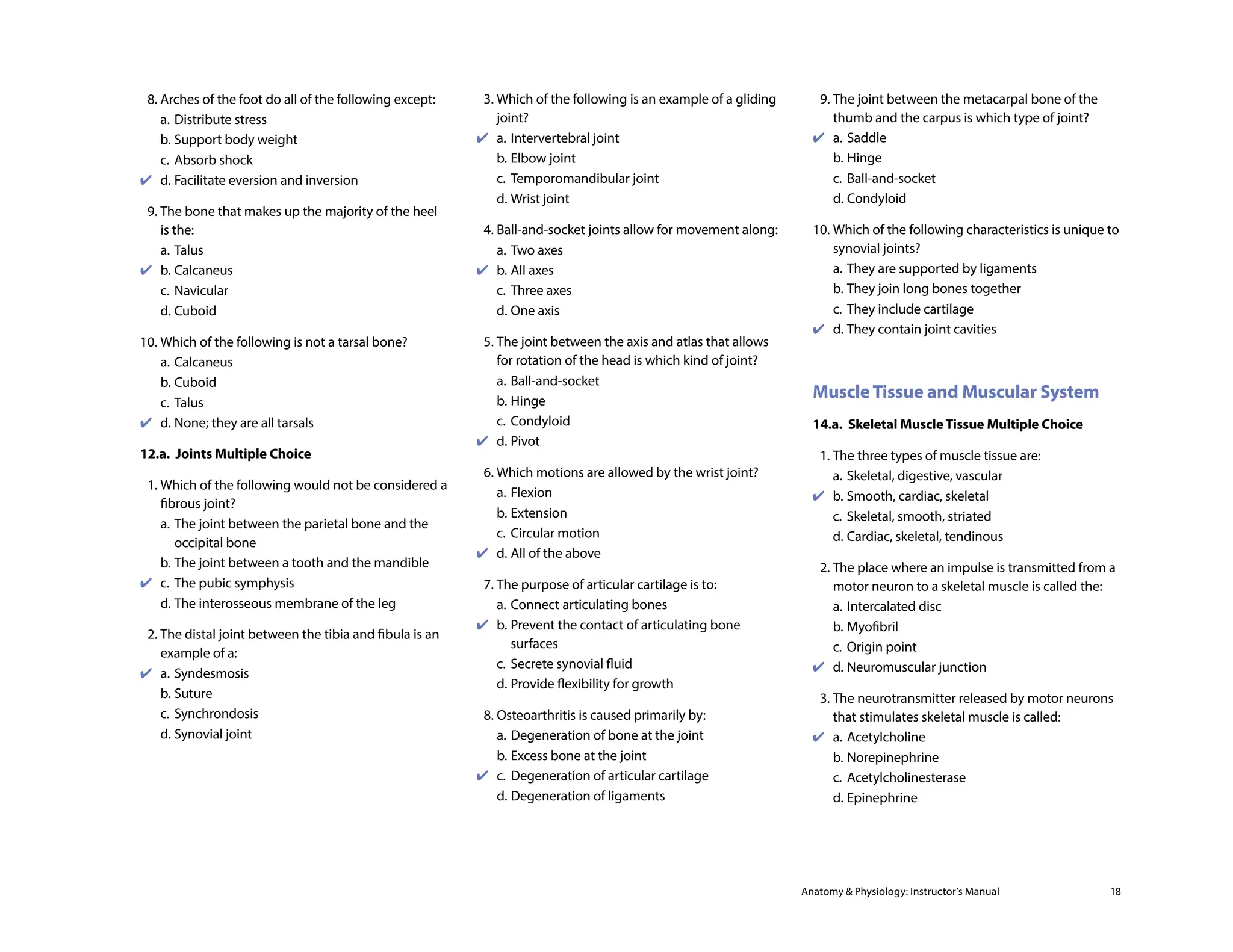 Questions about All systems (anatomy and physiology) | PDF