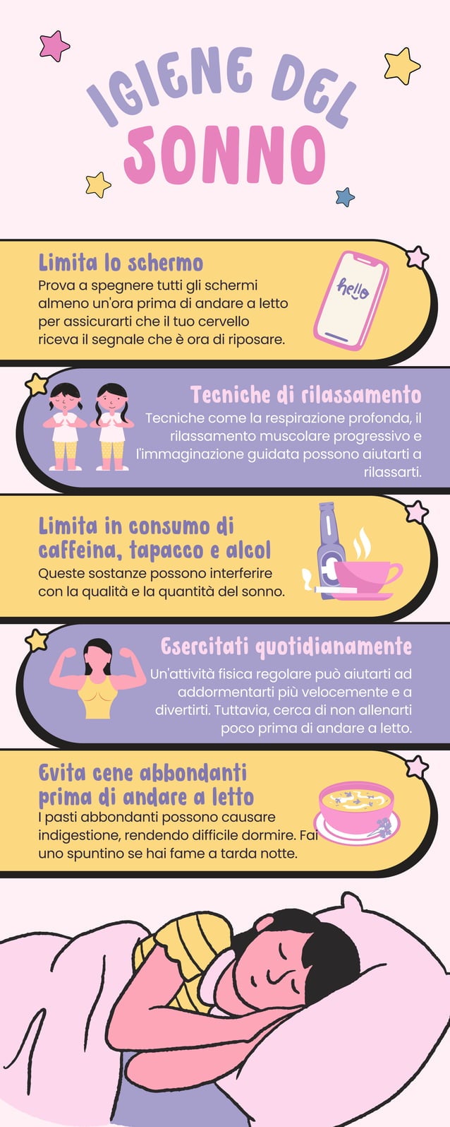 Come gestire una corretta igiene del sonno | PDF