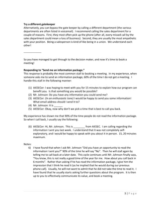 iGIP objection handling | PDF | Email | Internet