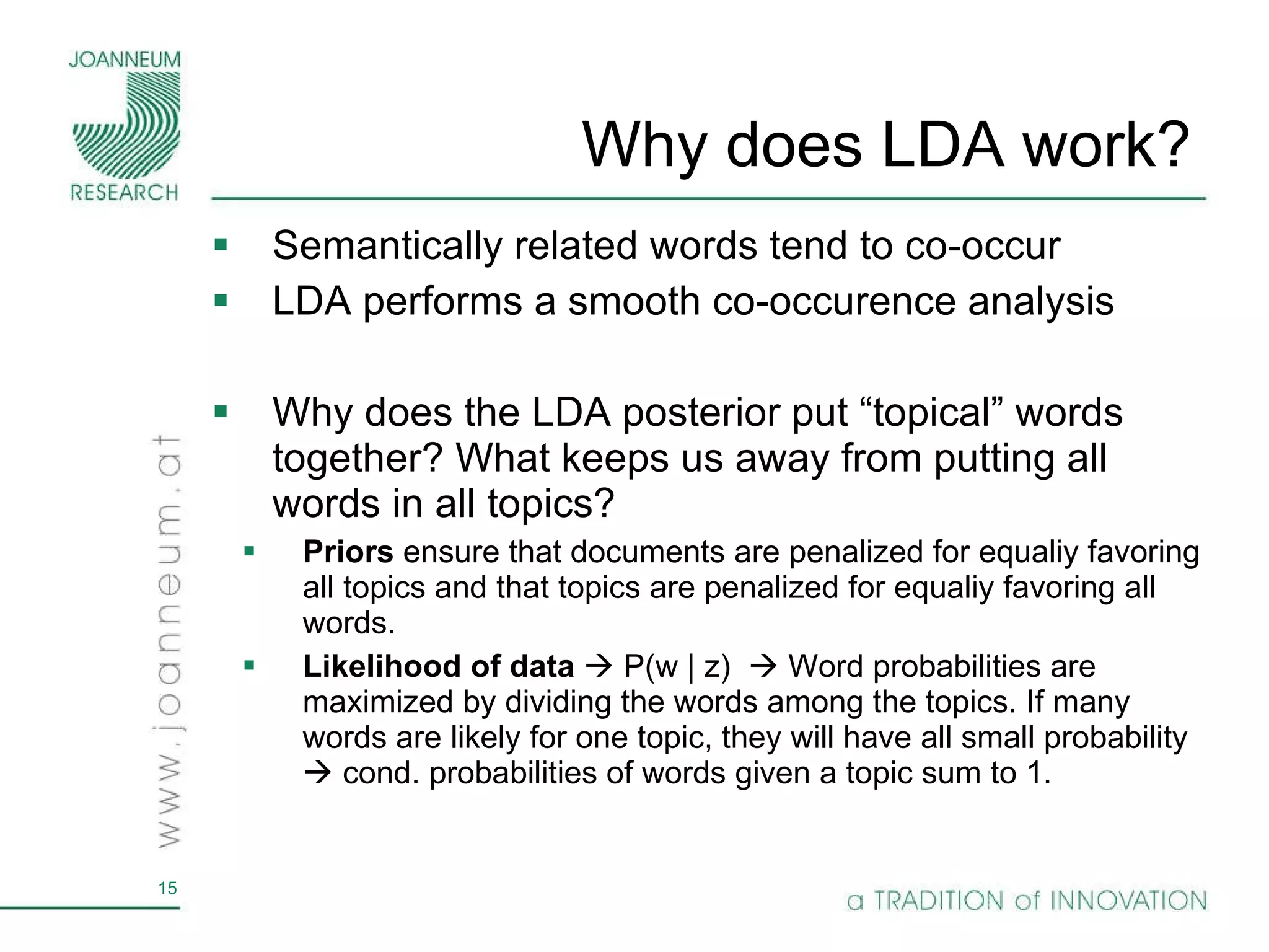 Topic Models - LDA and Correlated Topic Models | PPT