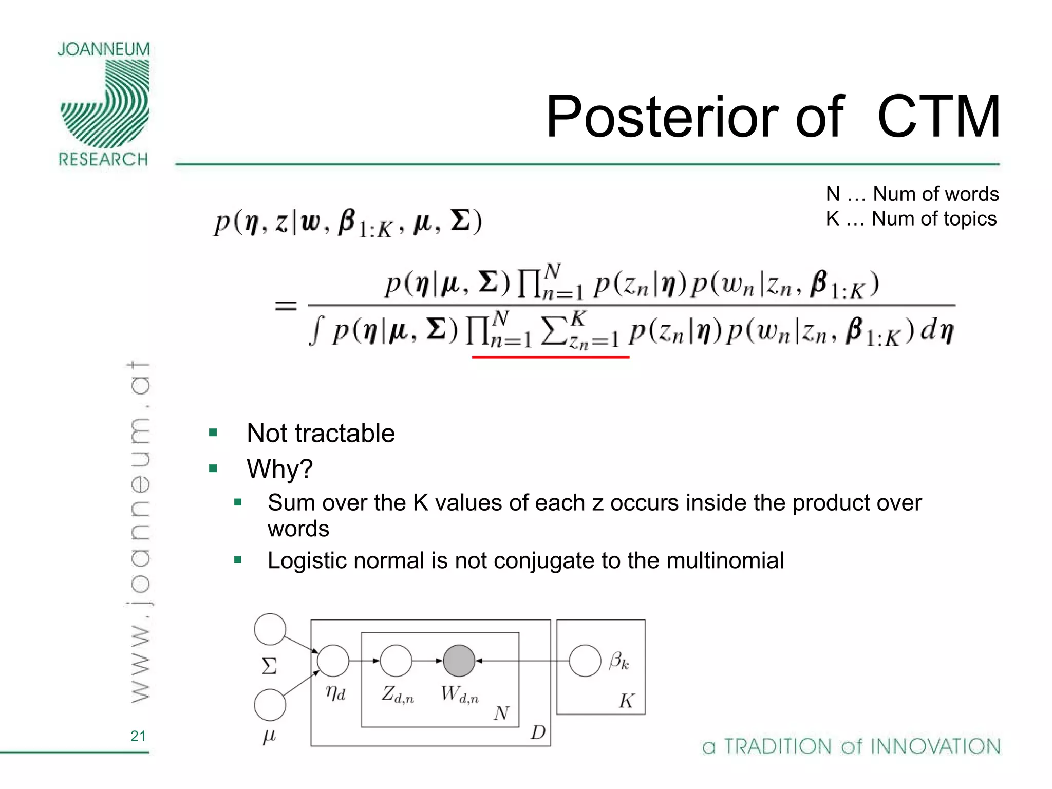 Topic Models - LDA and Correlated Topic Models | PPT