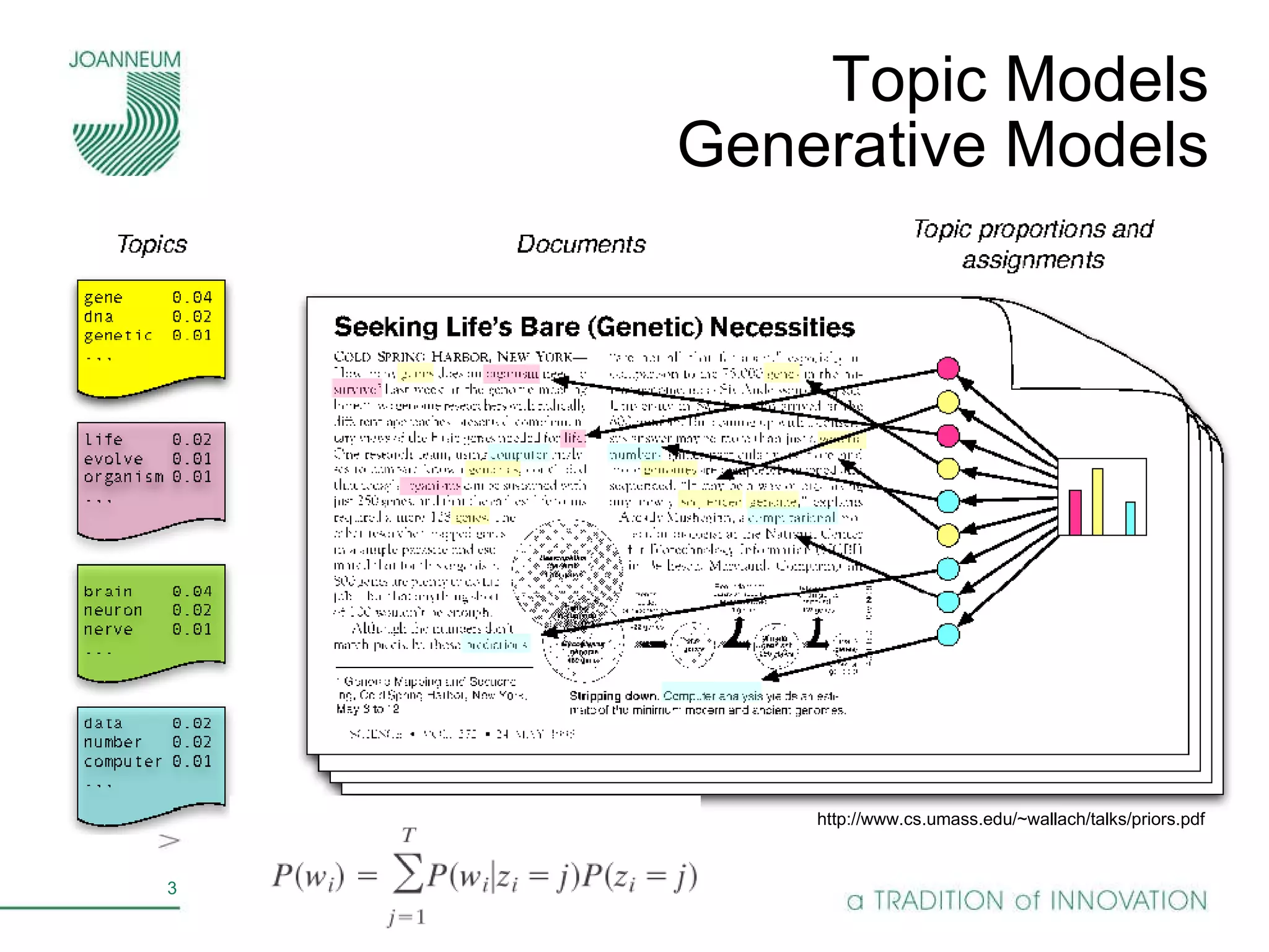 Topic Models - LDA and Correlated Topic Models | PPT