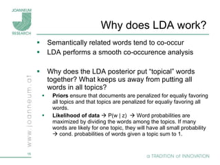 Topic Models - LDA and Correlated Topic Models | PPT