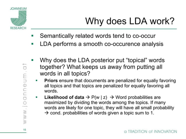 Topic Models - LDA and Correlated Topic Models | PPT | Science