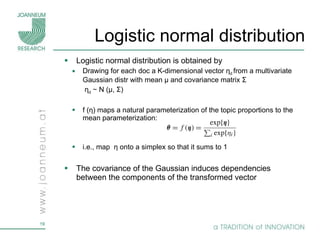 Topic Models - LDA and Correlated Topic Models | PPT
