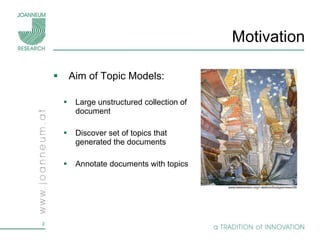 Topic Models - LDA and Correlated Topic Models | PPT
