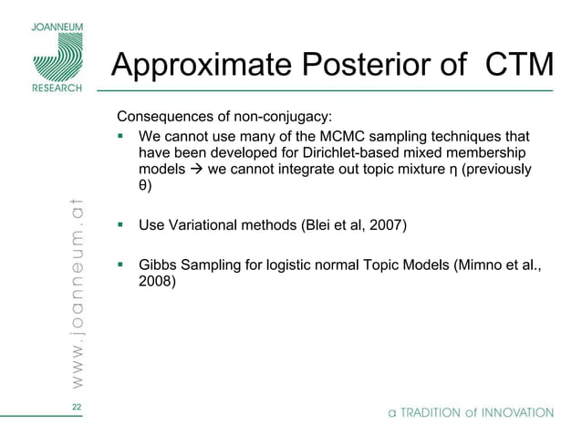 Topic Models - LDA and Correlated Topic Models | PPT | Science
