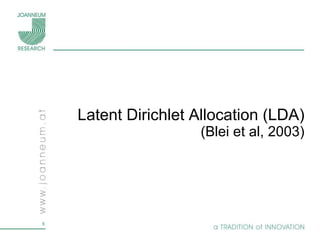 Topic Models - LDA and Correlated Topic Models | PPT