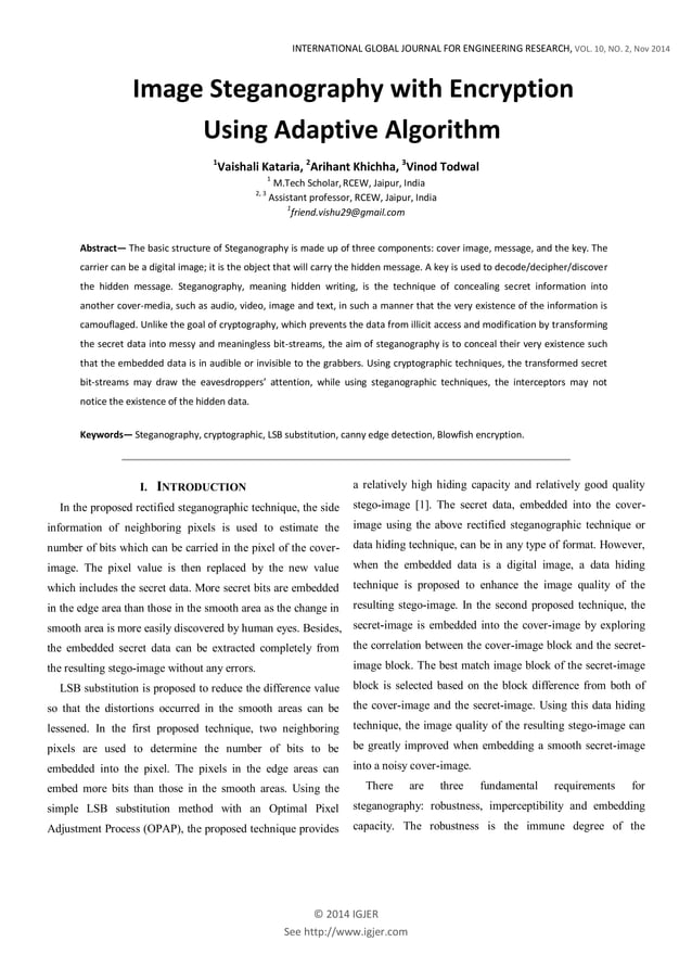 Image Steganography With Encryption Pdf 