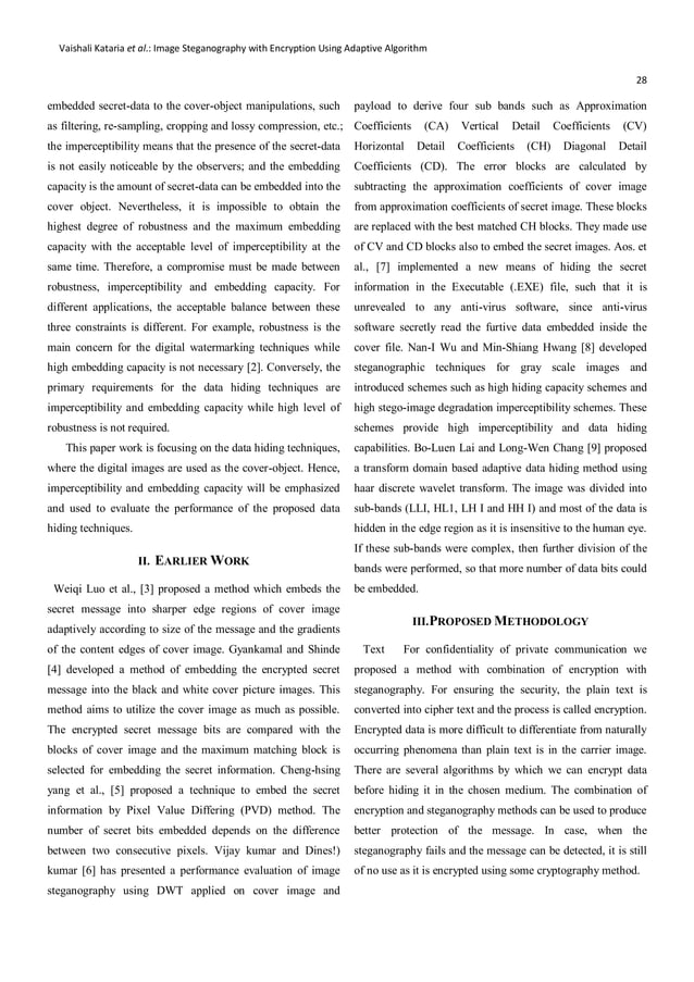 Image Steganography With Encryption | PDF