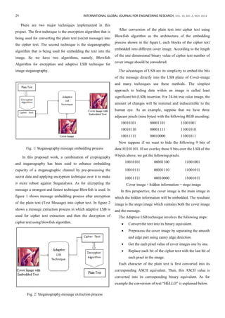 Image Steganography With Encryption | PDF