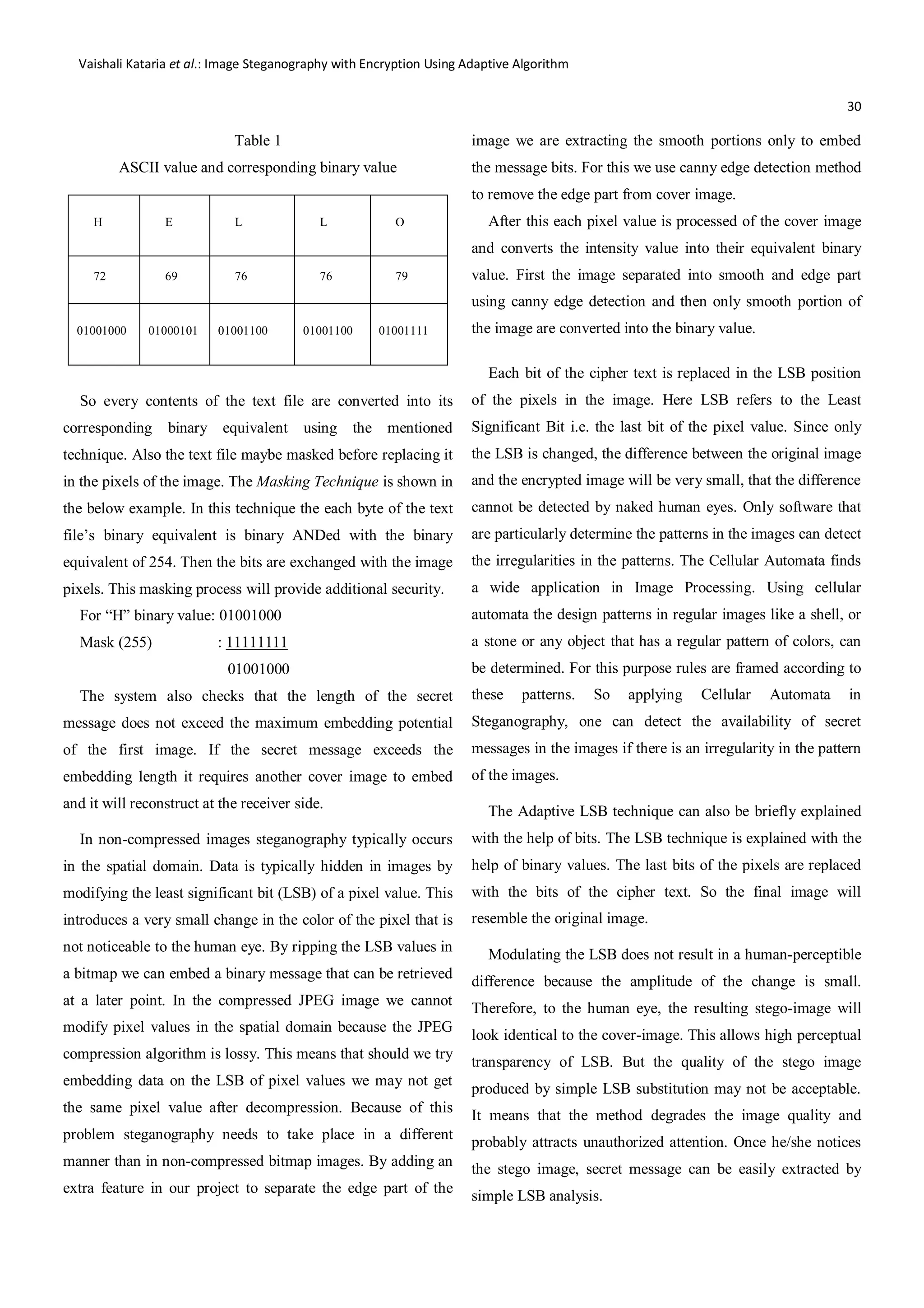 Image Steganography With Encryption | PDF