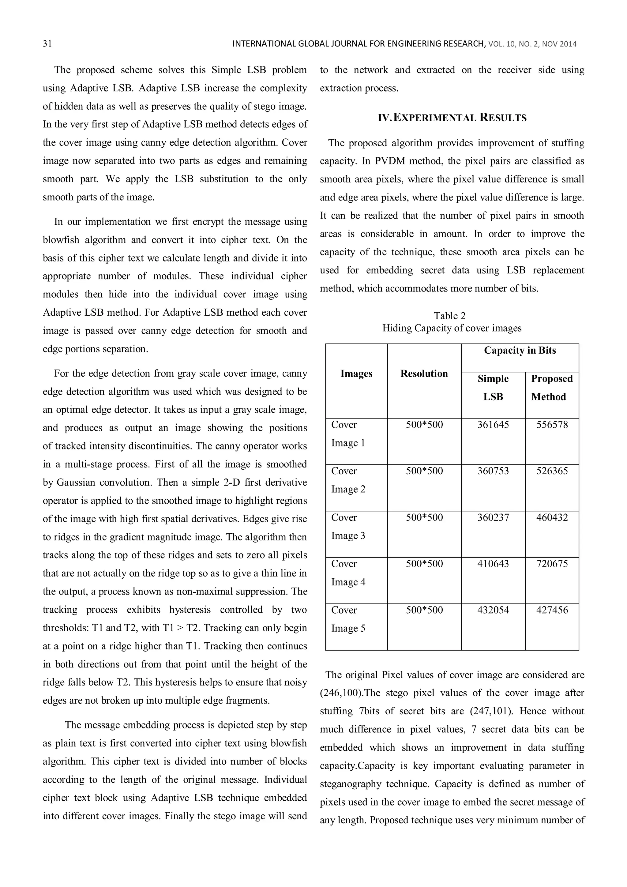 Image Steganography With Encryption | PDF