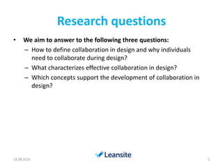 Collaboration in design | PPTX