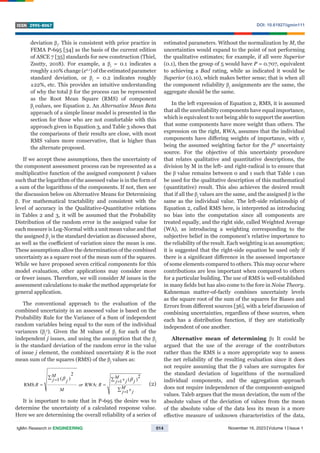 Assessing the Reliability of Expert Evaluations | PDF