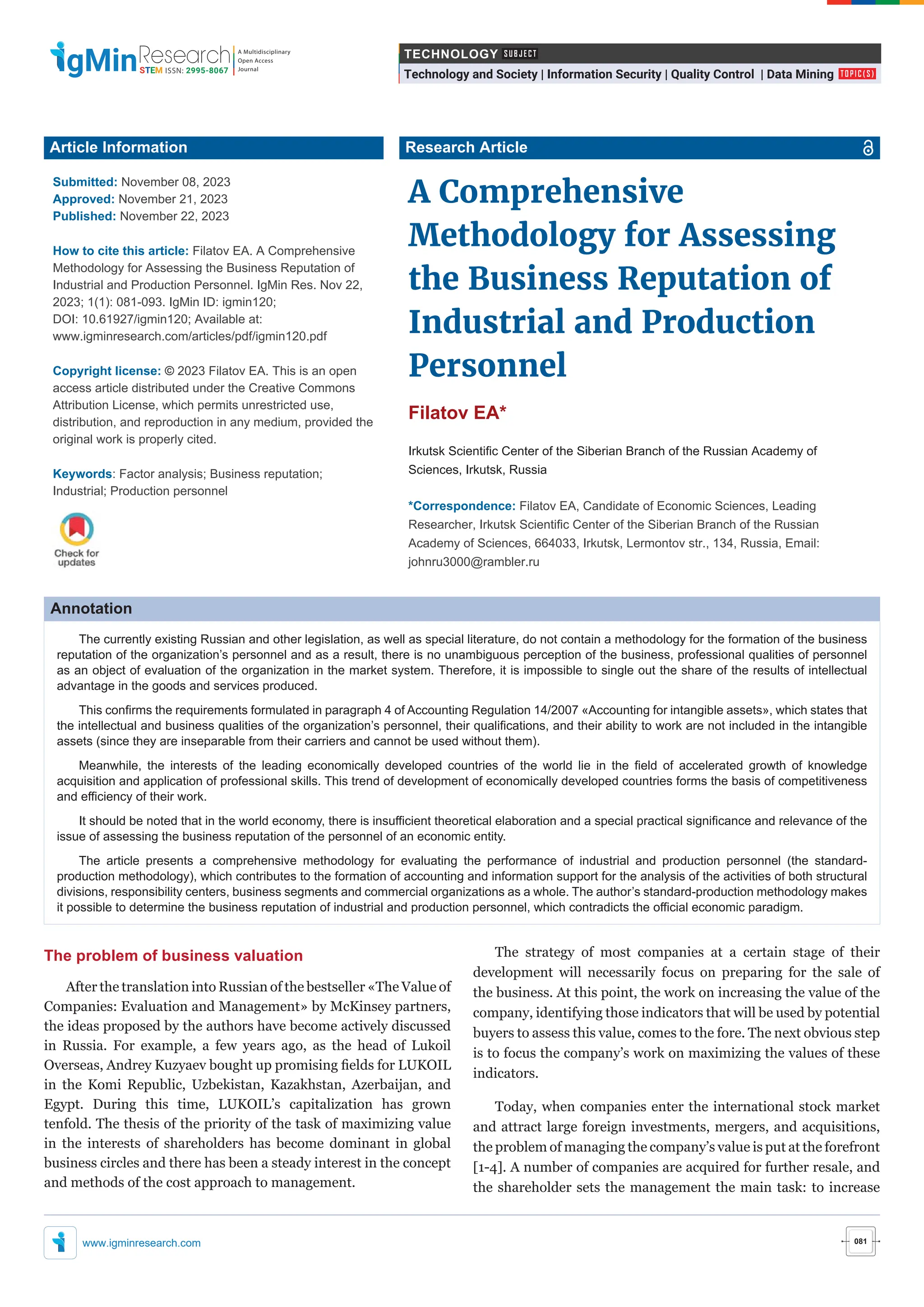 Standard-Production Methodology: Redefining Personnel Evaluation | PDF