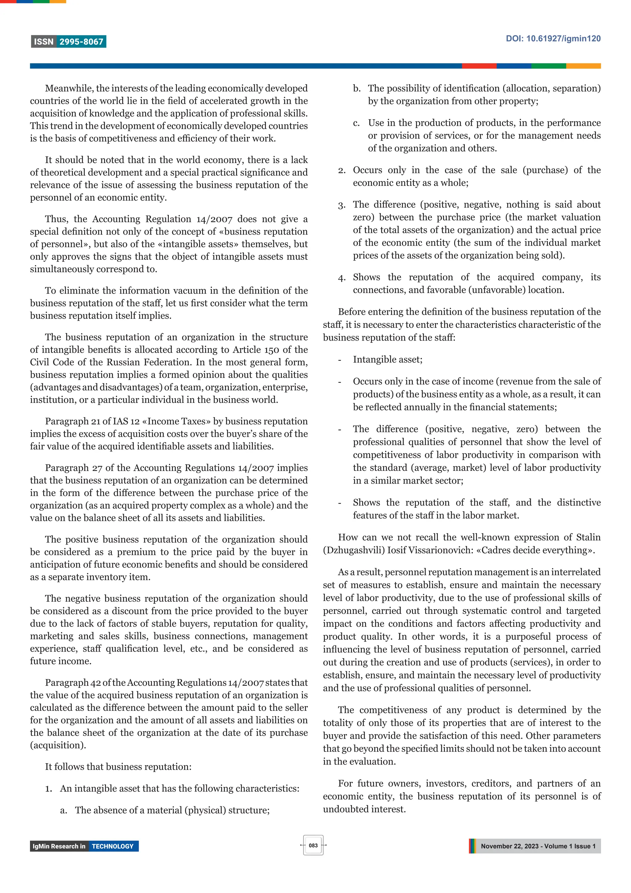 Standard-Production Methodology: Redefining Personnel Evaluation | PDF