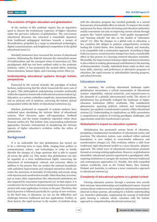 Adapting to Change: Higher Education’s Role in Societal Transformation | PDF | Education ...