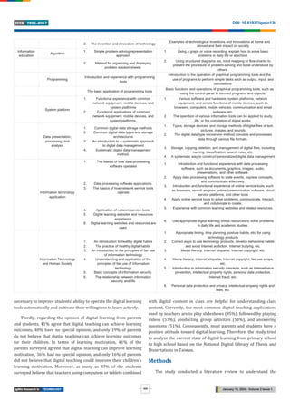 The Evolution of Education Technology in Taiwan: A Policy Perspective | PDF