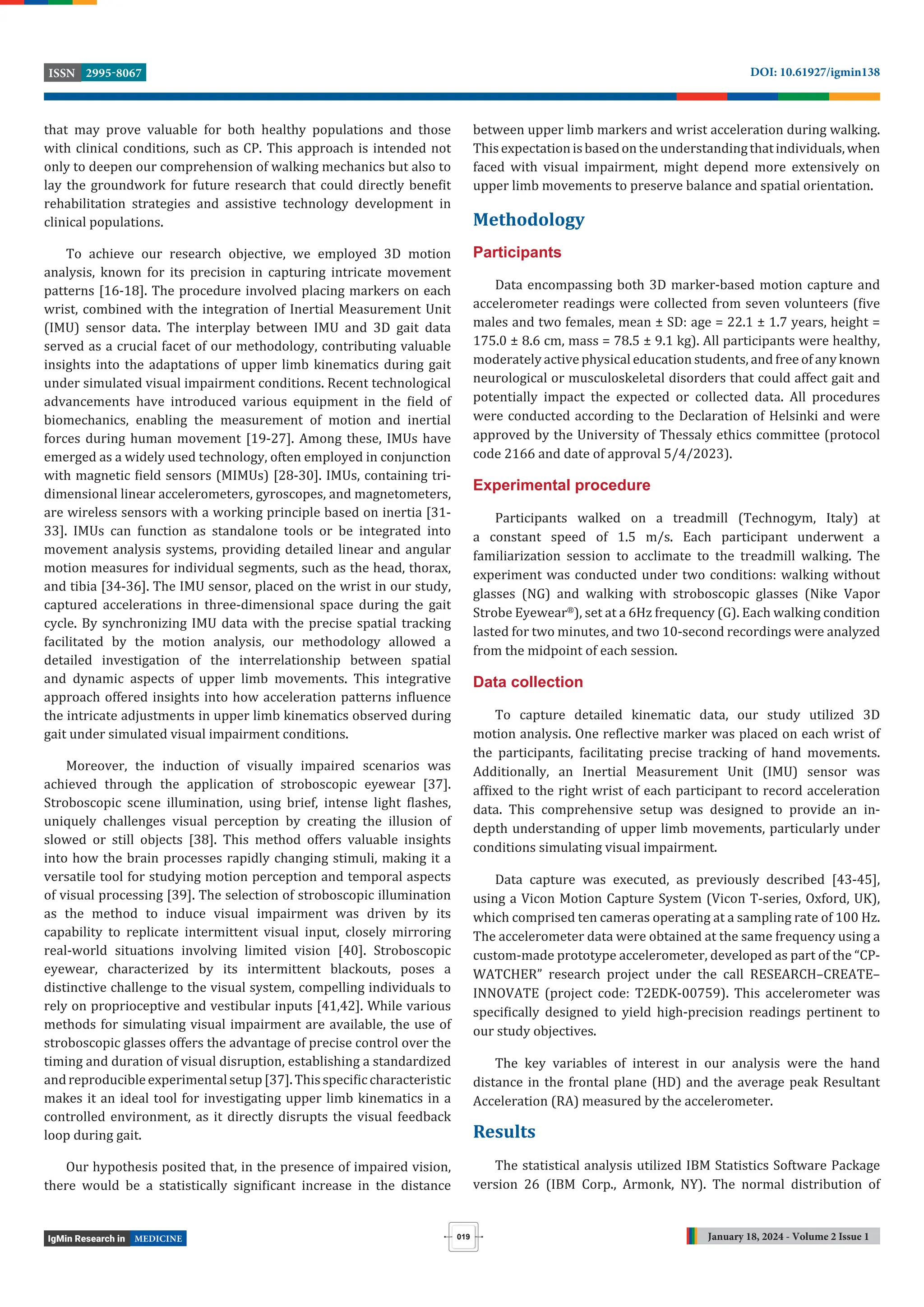 Breaking Down Motion: Studying the Impact of Visual Impairment | PDF