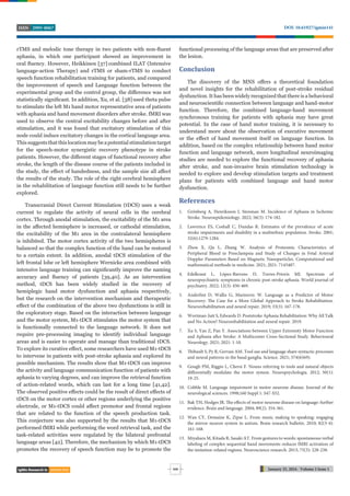 The Connection Between Language and Hand Movement: Insights for Stroke Recovery | PDF | Free ...