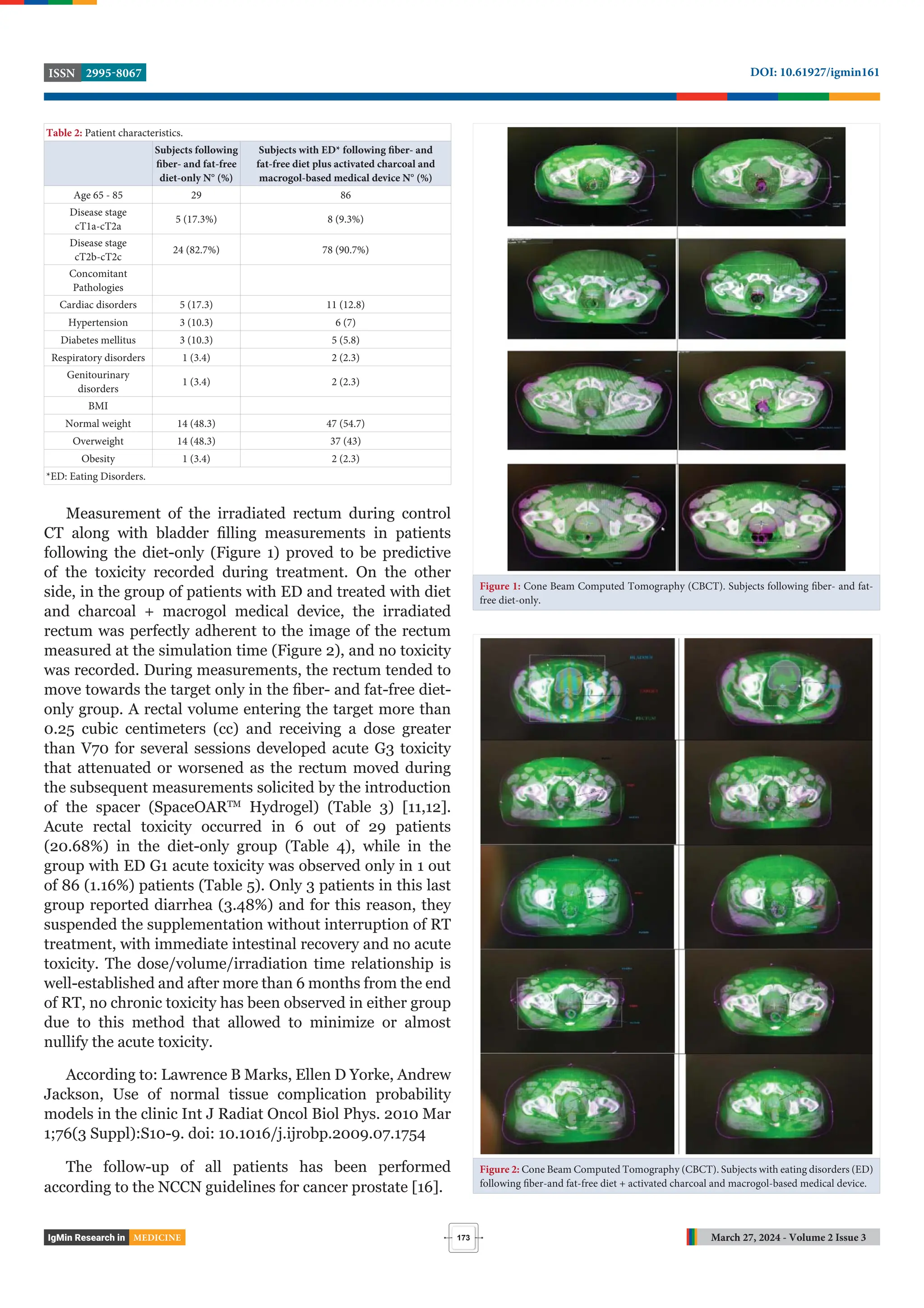 Dietary Solutions for Safer Radiotherapy in Prostate Cancer Patients | PDF
