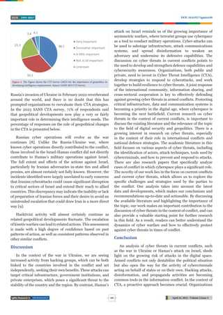 Hacking and Hybrid Warfare: The Role of Cyber Threat Analysis | PDF