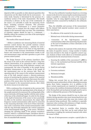 Moisture Matters: Enhancing Grain Quality Through Automated Systems | PDF