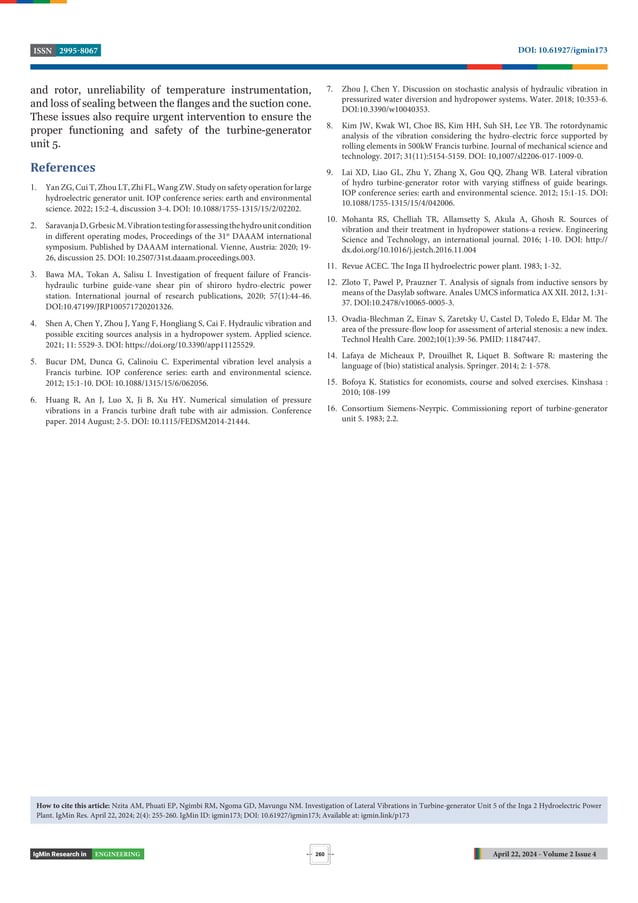 "Optimizing Turbine Dynamics: Case Study from Inga 2 Power Plant" | PDF