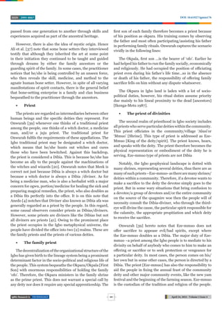 "The Forgotten Guardians: Dibia and the Igbo Metaphysical Economy" | PDF