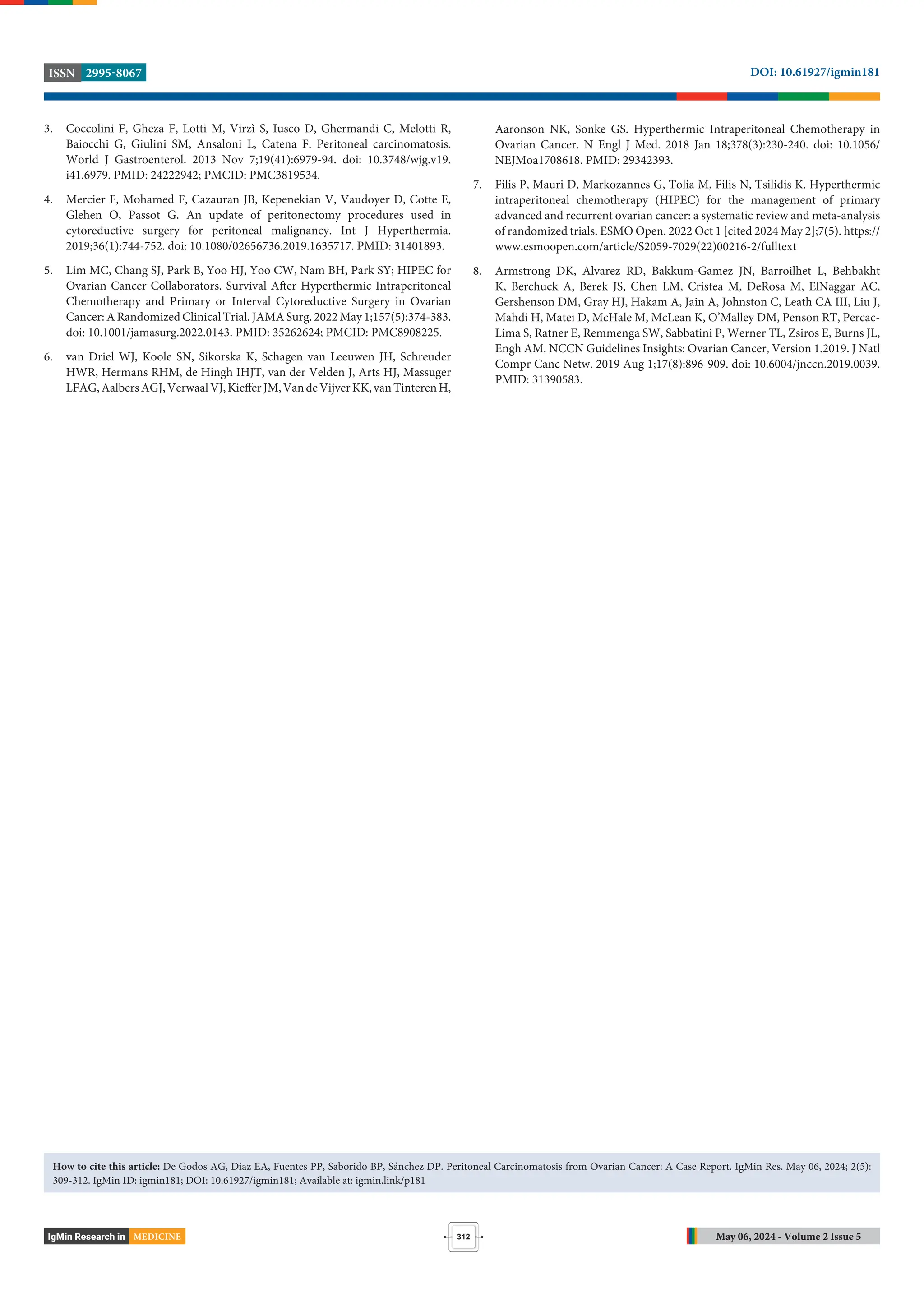 Fighting Peritoneal Carcinomatosis: A Case Study in Advanced Ovarian ...