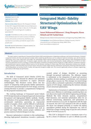 From Theory to Flight: Optimizing UAV Wing Dynamics | PDF