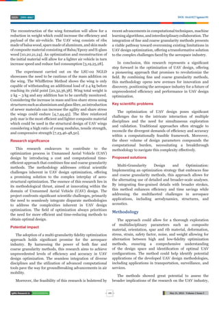 From Theory to Flight: Optimizing UAV Wing Dynamics | PDF