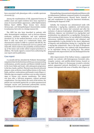 Clinical and Dermatoscopic Features of EB Naevi in Infant B | PDF