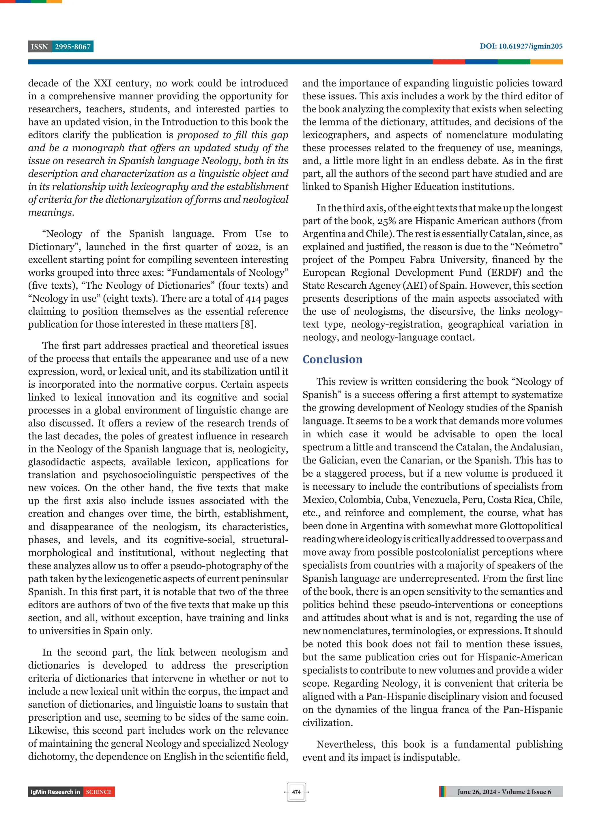 The Art of New Words: Spanish Neology Explained | PDF