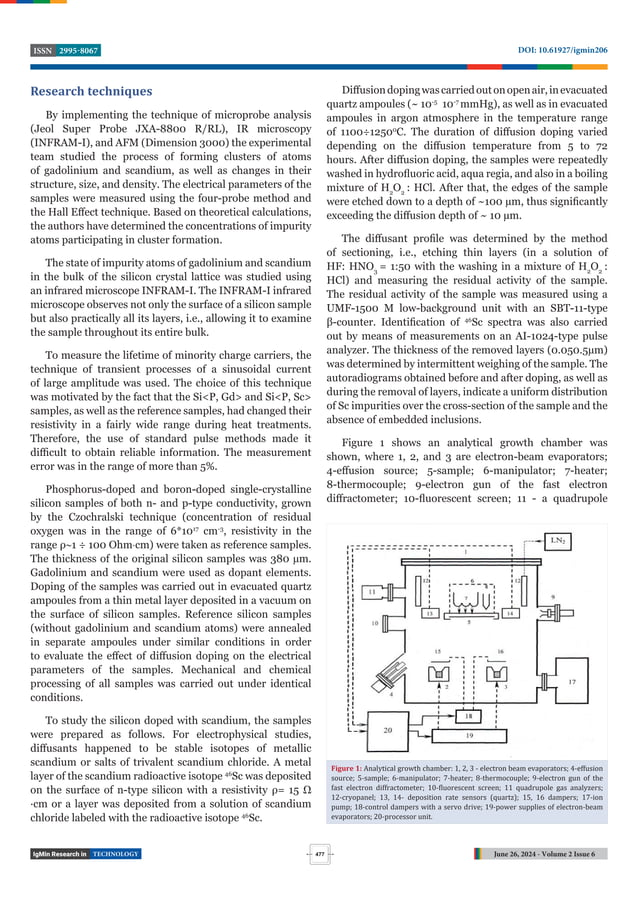 Cluster Formation in Silicon: A New Era in Semiconductor Design | PDF