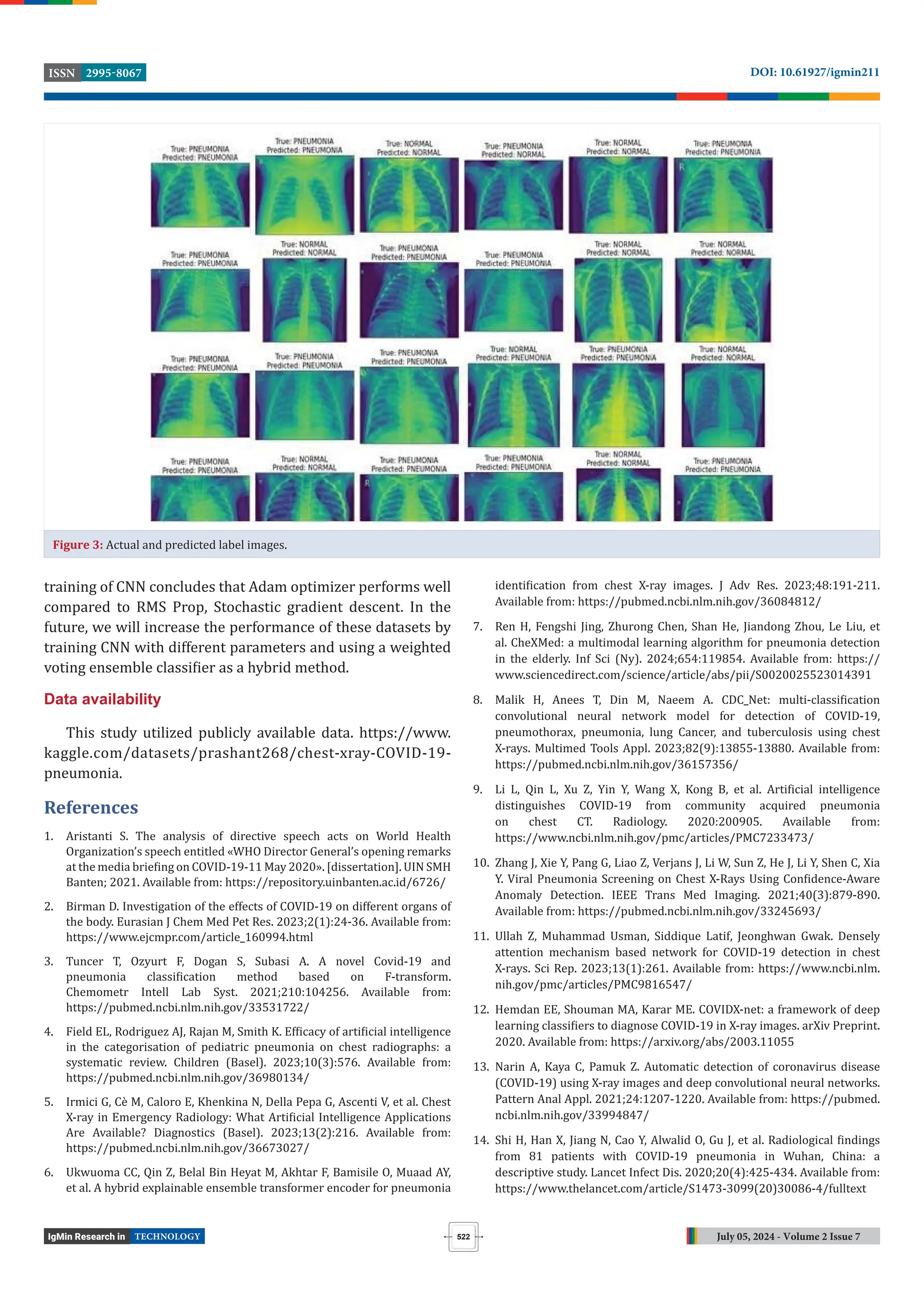 AI-Powered Detection of COVID-19 and Pneumonia: A Machine Learning ...